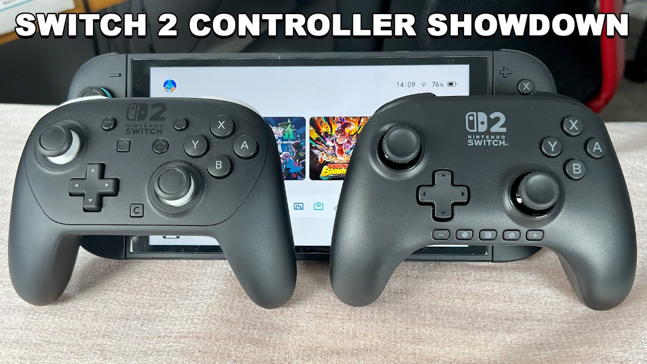 Switch 2 Controller Showdown: Pro Controller vs PowerA Wired – Which Should You Buy?