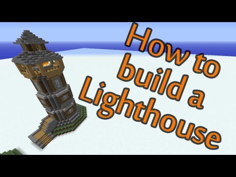 How to build a Lighthouse - Minecraft building tutorial Minecraft Project