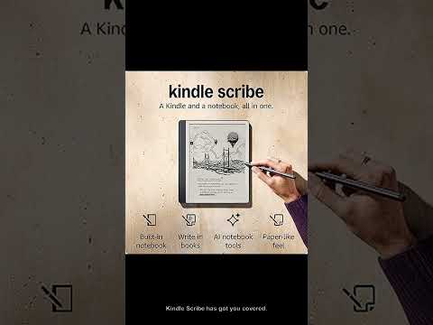 Write draw and summarize with the new Kindle Scribe