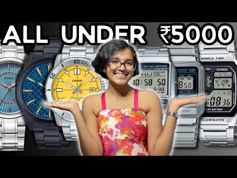 Metallic Watches Under ₹5000 INDIA (2025 EDITION) l CASIO, TITAN, TIMEX