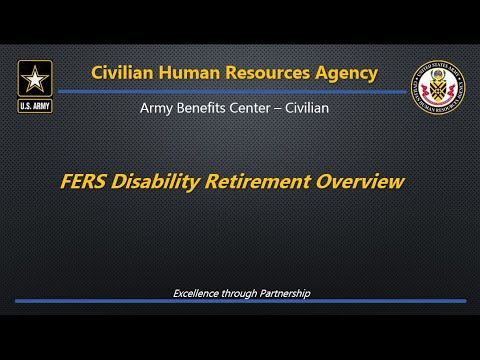 FERS Disability Retirement Overview