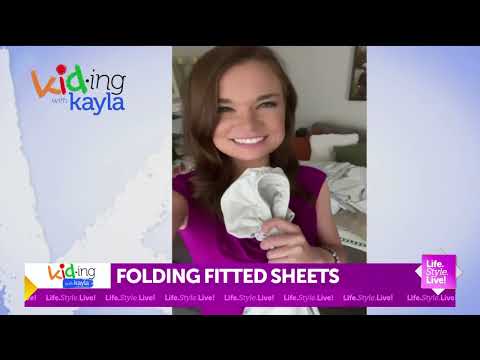 Kid-ing With Kayla: Folding Fitted Sheets