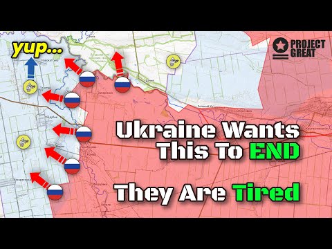 Ukraine Want This To END. They are Tired. Russia’s New Offensive on Zaporizhzhia. Several Advances.