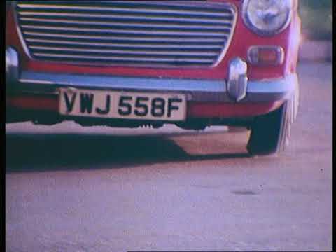 Cross Ply and Radial Tyres : Check How You Mix Them Public Information Film PIF 1973 CLIP