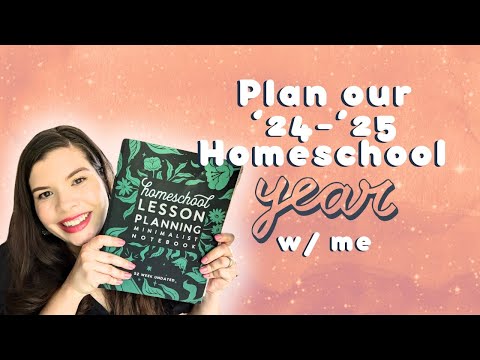 Planning Our Homeschool Year | 2024-2025 | Making a Public School Calendar Schedule Work for Us