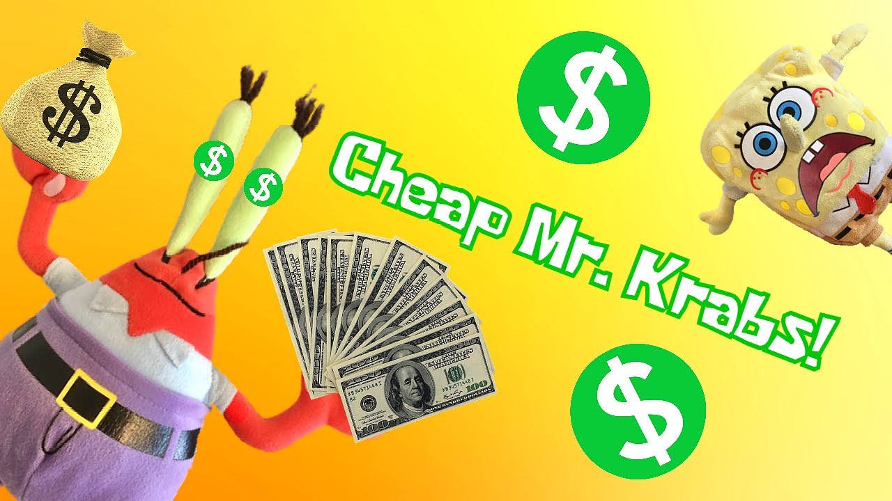 Cheap Mr. Krabs! - SpongePlushies