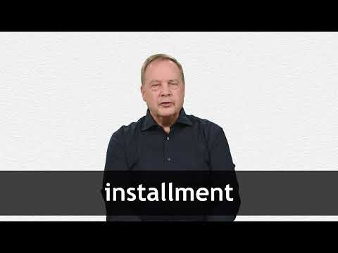 How to pronounce INSTALLMENT in American English