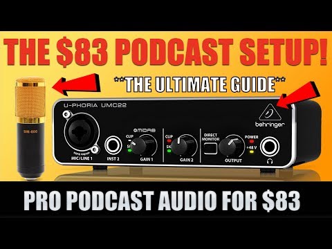 The BEST Cheap (Sub $85) Podcast Setup - A Beginners Setup Guide