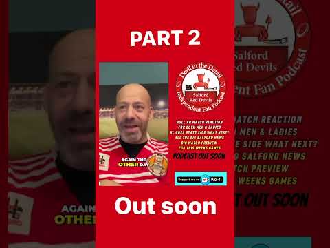 Lots of Salford rugby chat to enjoy on your podcast salfordreddevils #salford #superleague