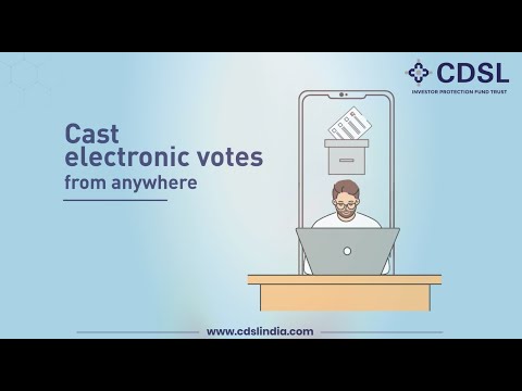 CDSL’s online e-voting platform