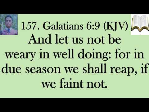 Galatians 6:9 (KJV)