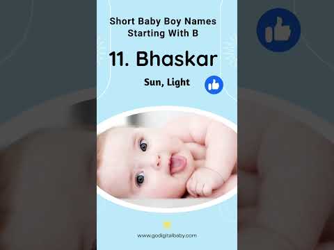 Baby Boy Names Starting With B #babyboynames #shorts