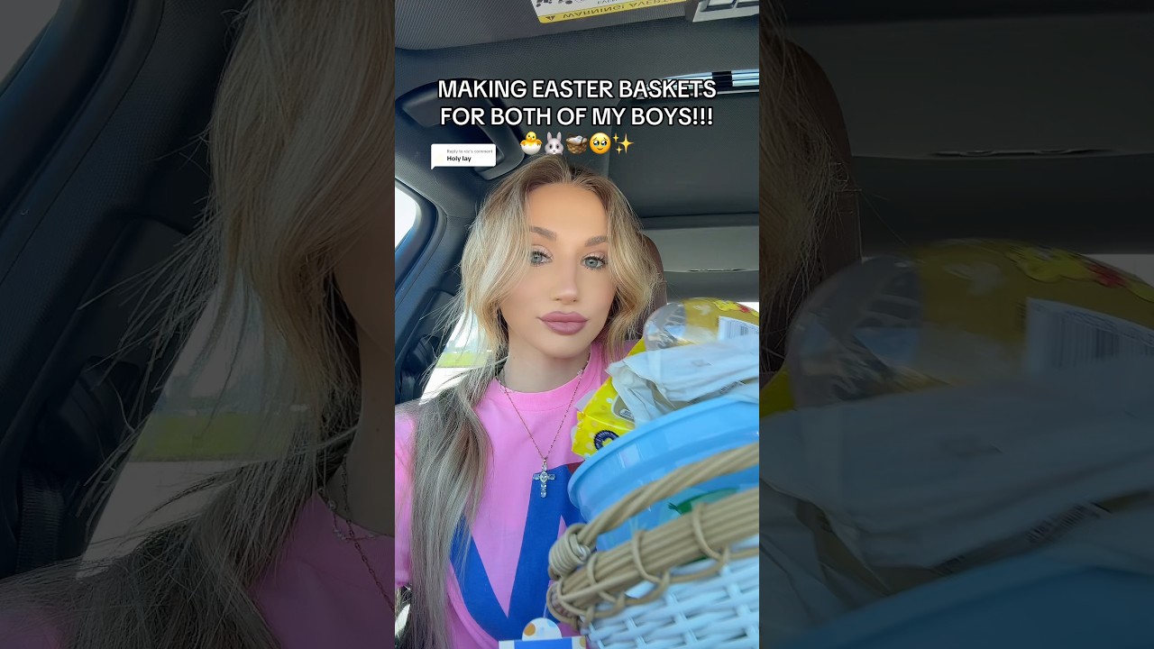 MAKING THE BOYS EASTER BASKETS!!!👀🤭✨ #easter #easterbasketideas #easterbasket #couple #couplegift