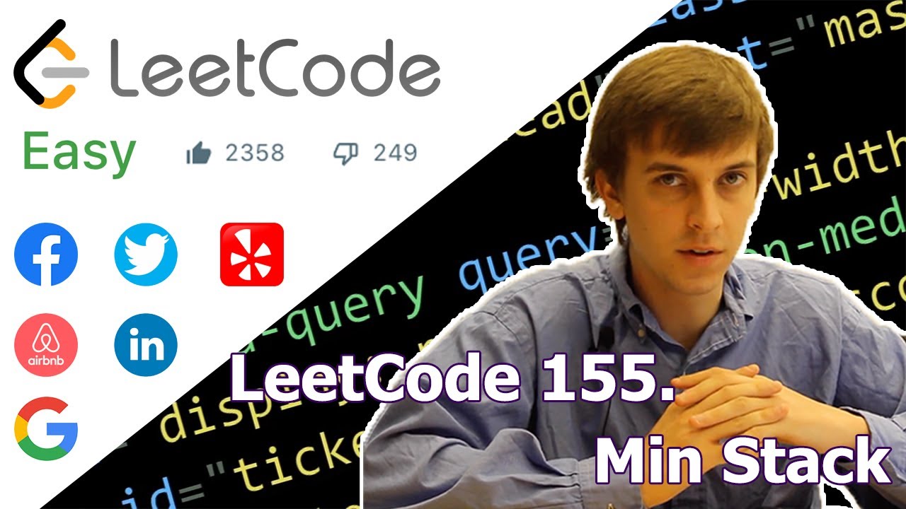 LeetCode 155. Min Stack (Algorithm Explained)