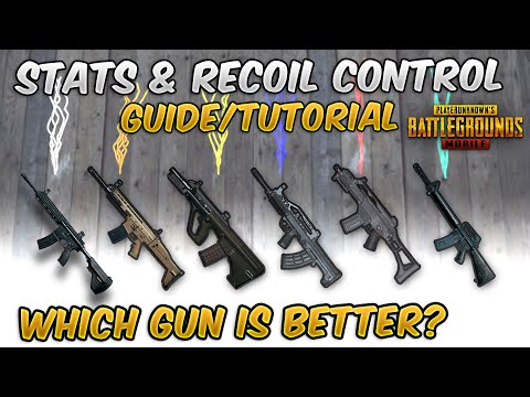 Which is the Best Assault Rifle in PUBG MOBILE? Stats & Recoil Comparison + Tips and Tricks! #1