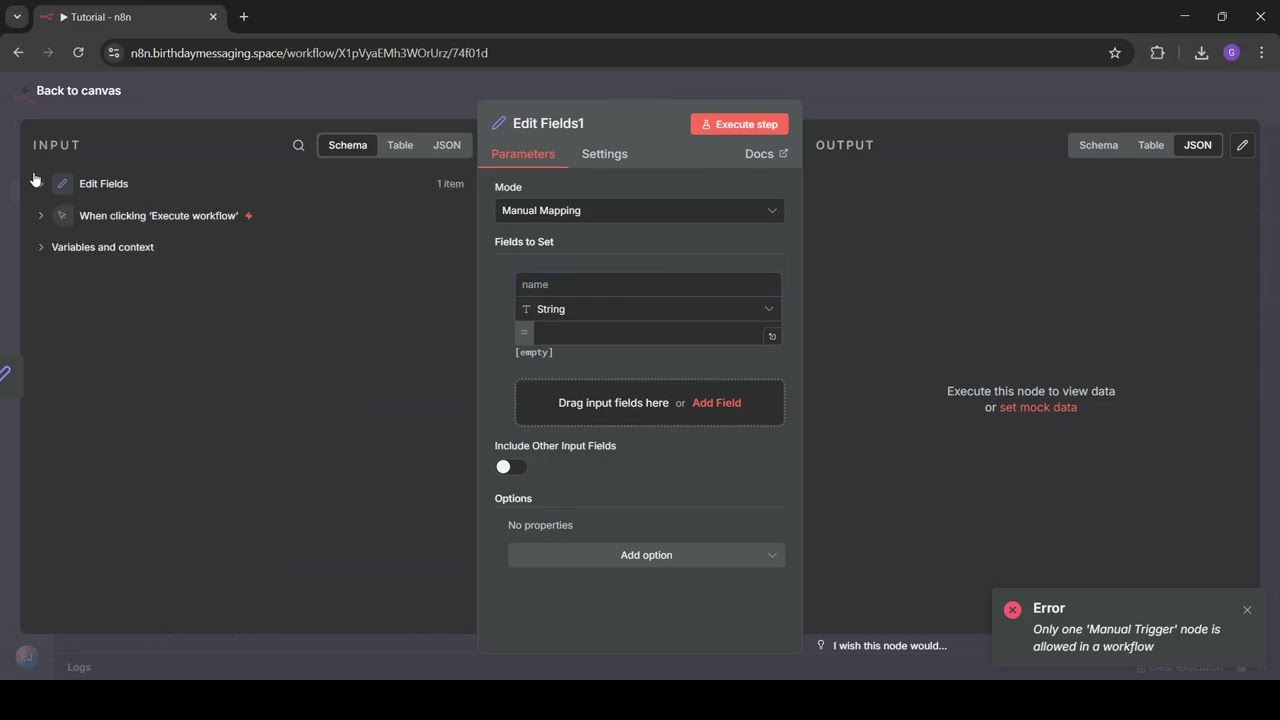 How to parse JSON in N8N
