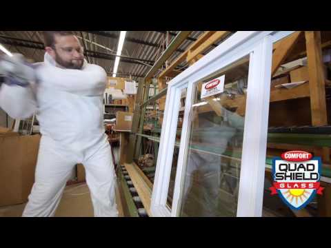 Comfort Windows - Double Pane vs QuadShield vs Baseball Bat