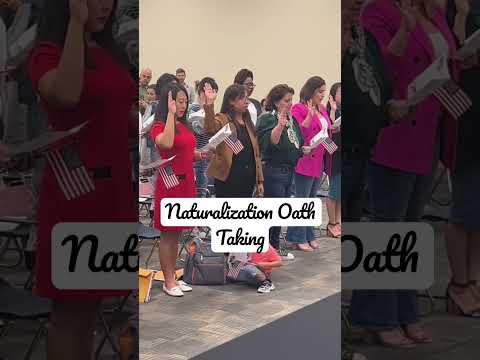 Naturalization Oath Taking Ceremony #naturalization #citizenship