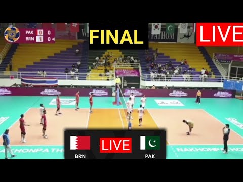 Bahrain Vs Pakistan Live Final Volleyball | PAK Vs BRN Live Nation Cup Volleyball Final