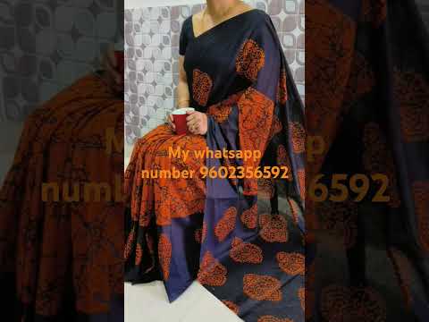 New cotton sarees