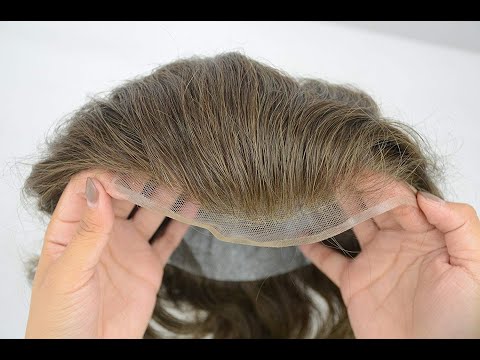 the naturalness of a French lace system for men
