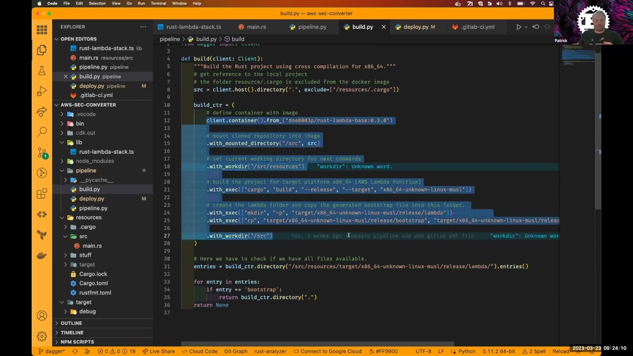 Building and Deploying a Rust Lambda Function with Cross-Compiling and AWS CDK
