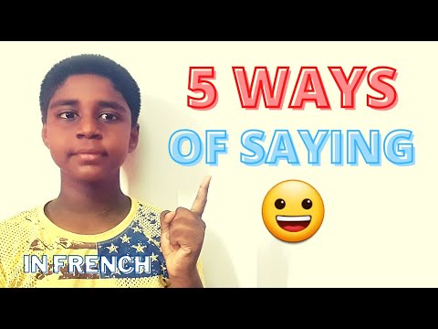5 Ways of Saying Happy in French(French with Vishwa)