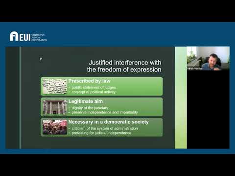 The Right to Freedom of Expression of Magistrates and its Challenges - Viktor Vadász