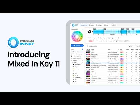 Mixed In Key announces Version 11 of its Key Detection Software - Gearspace