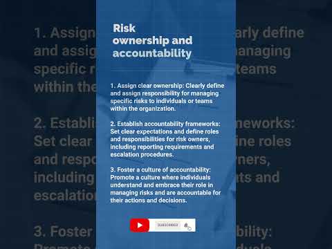 Risk ownership and accountability