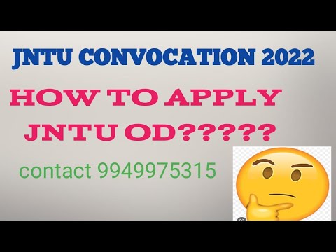 JNTUH CONVOCATION AND TRANSCRIPTS||9949975315