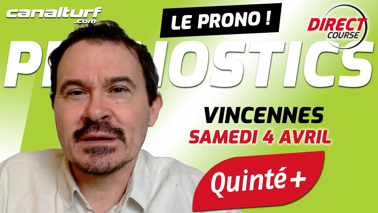 Quinté Vincennes predictions and PMU races for Saturday, April 4, 2026
