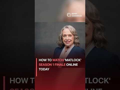 How to Watch 'Matlock' Season 1 Finale Online Today #entertainment #entertainmentnews