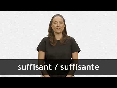 English Translation of “SUFFISANT” | Collins French-English Dictionary