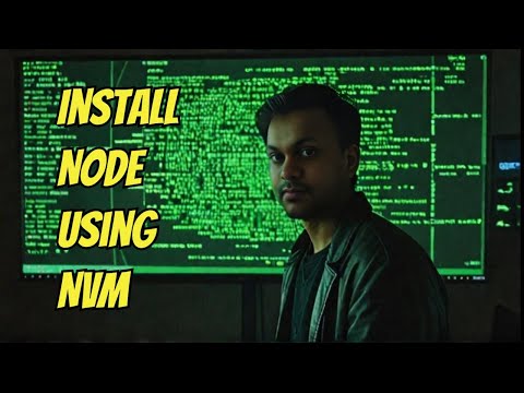 How to install node using nvm (Node version manager)