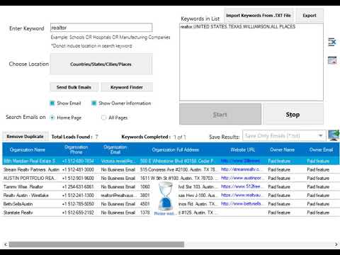 Phone number and email address dat extraction- Automate importing from websites