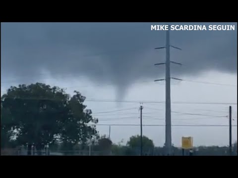 Possible tornado caught on video near San Antonio