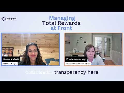 Managing Total Rewards at Front
