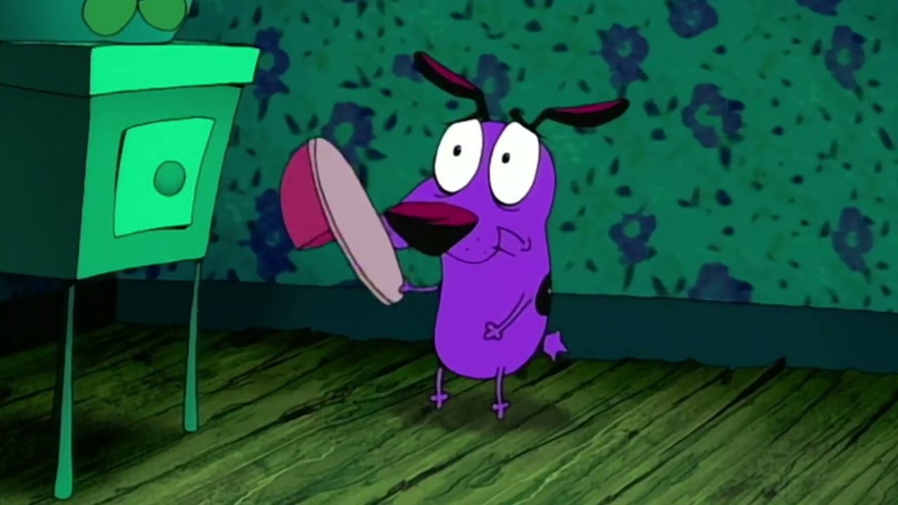 Courage spanks eustace