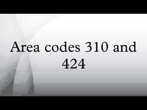 Area codes 310 and 424