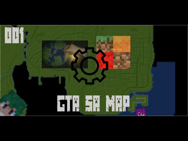 #1 - GTA san andreas map 1 - 1 - 1.21 Minecraft Map