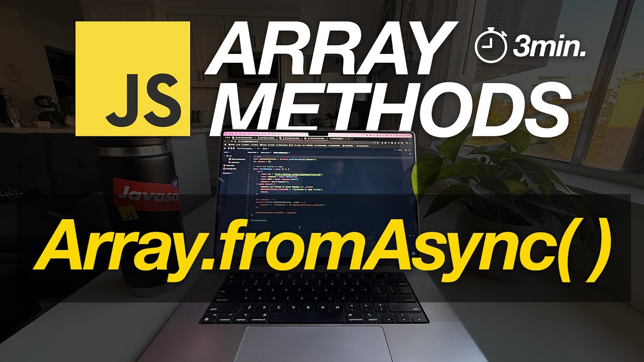 JavaScript Array Methods in Minutes: Array.fromAsync( ) — 3 EXAMPLES!