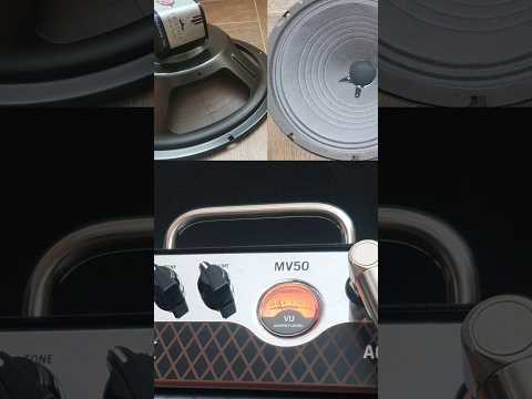 RC Vanke 10" Ceramic vs Eminence Legend 1028k AlNiCo via Vox MV50 AC