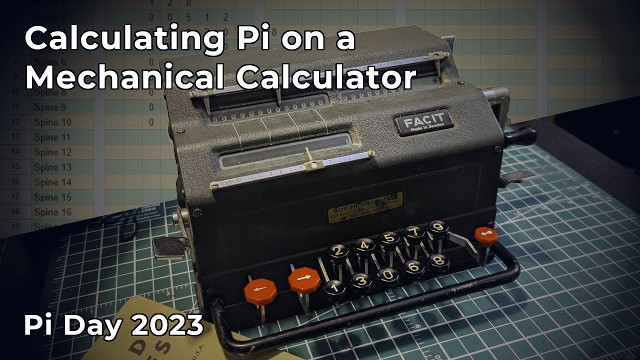 Calculating Pi Using a Mechanical Calculator