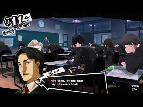 Persona 5 - All School Test - Exam Answers in May (English)