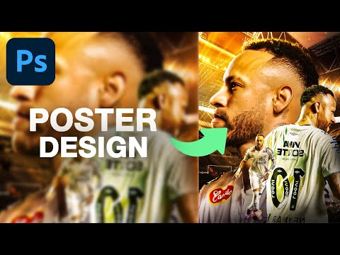 NEYMAR JR. POSTER DESIGN - PHOTOSHOP TUTORIAL