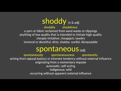 shoddy & spontaneous