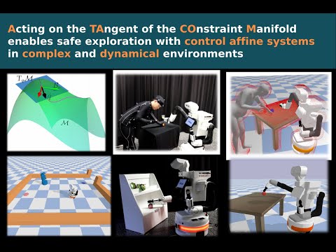 Safe reinforcement learning of dynamic high-dimensional robotic tasks: navigation, manipulation ...