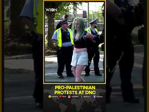 Four protesters arrested at Democratic National convention after security fence breached | WION