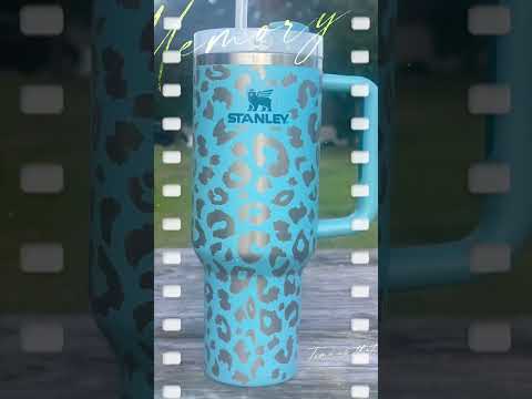 Stylish Reusable Drinkware: A Showcase of Stanley Leopard Print Tumblers#tumblers